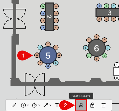 How do I seat guests? – Floorplans by Tripleseat Help Center
